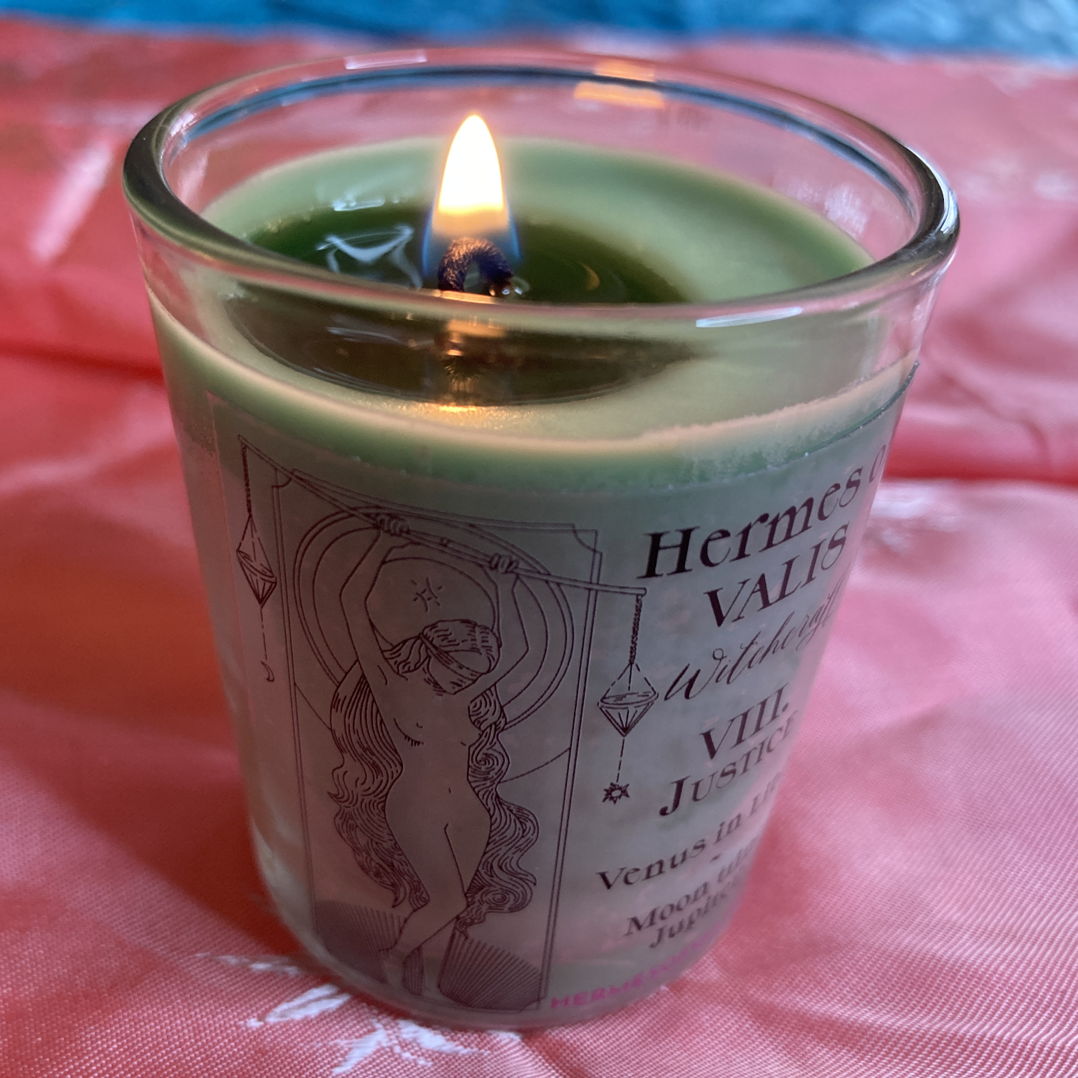 VIII. Justice Votive Candle: Venus in Libra 2.0 - Hermes of VALIS ...