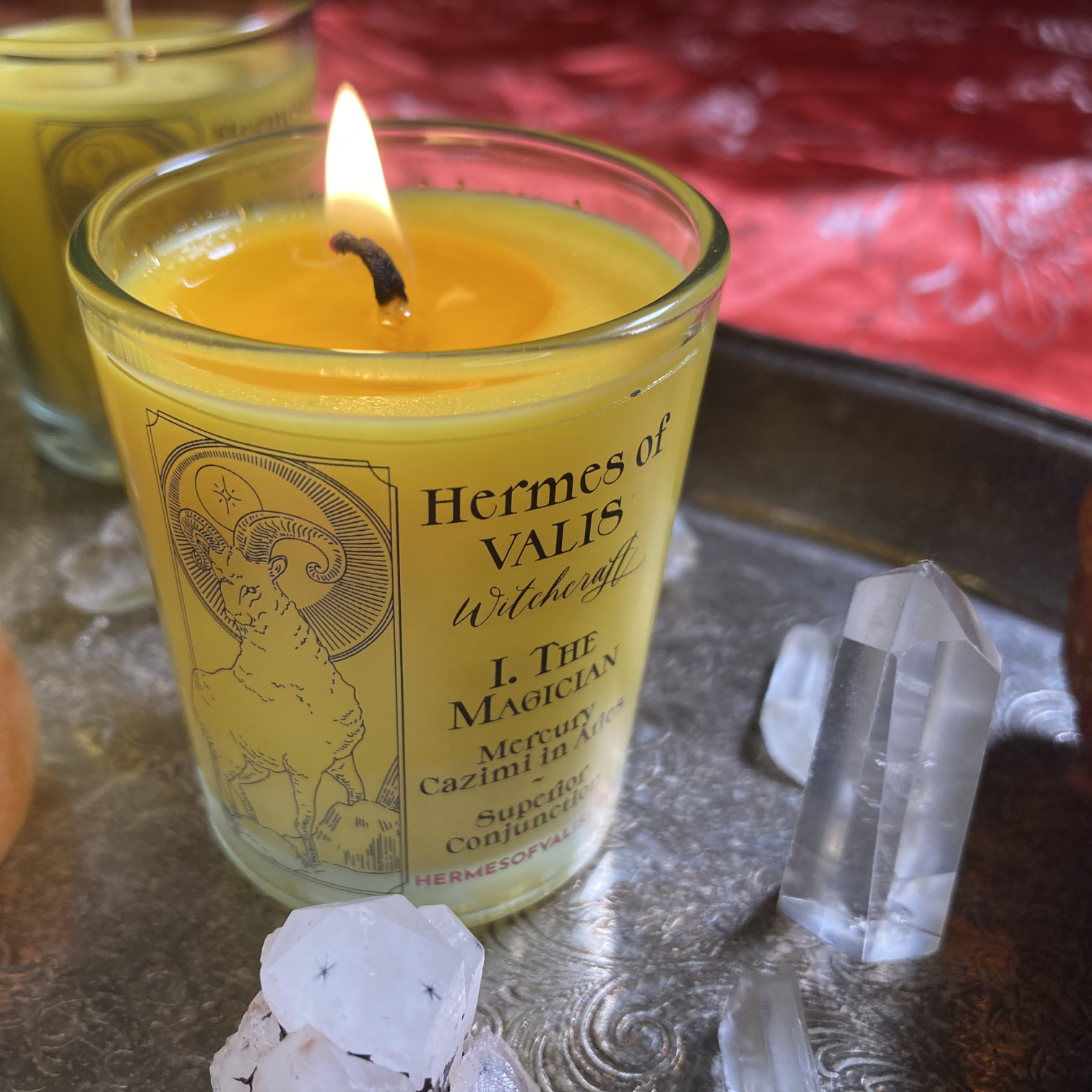 I. The Magician Votive Candle - Hermes of VALIS Witchcraft